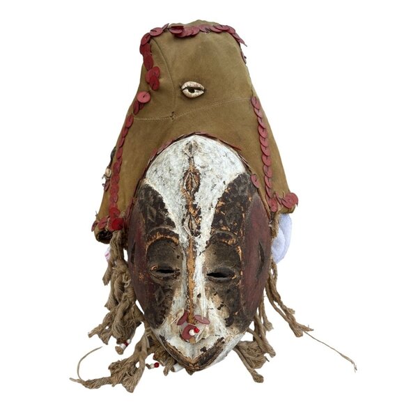 Accents | Nigerian Ibo Mask 194 Worn To Protect Against Evil Forces ...